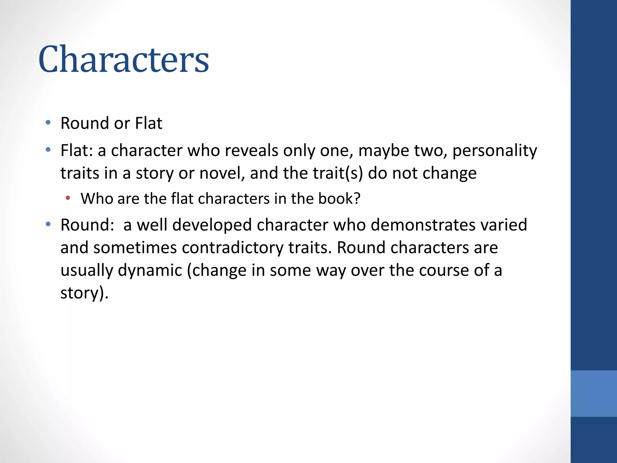 Elements of a story | PPTX