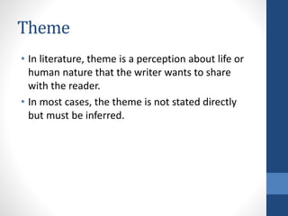 Elements of a story | PPTX