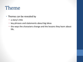 Elements of a story | PPTX