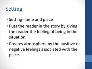 Elements of a story | PPTX