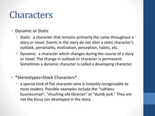 Elements of a story | PPTX