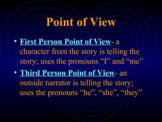 Elements of a story English literature | PPT