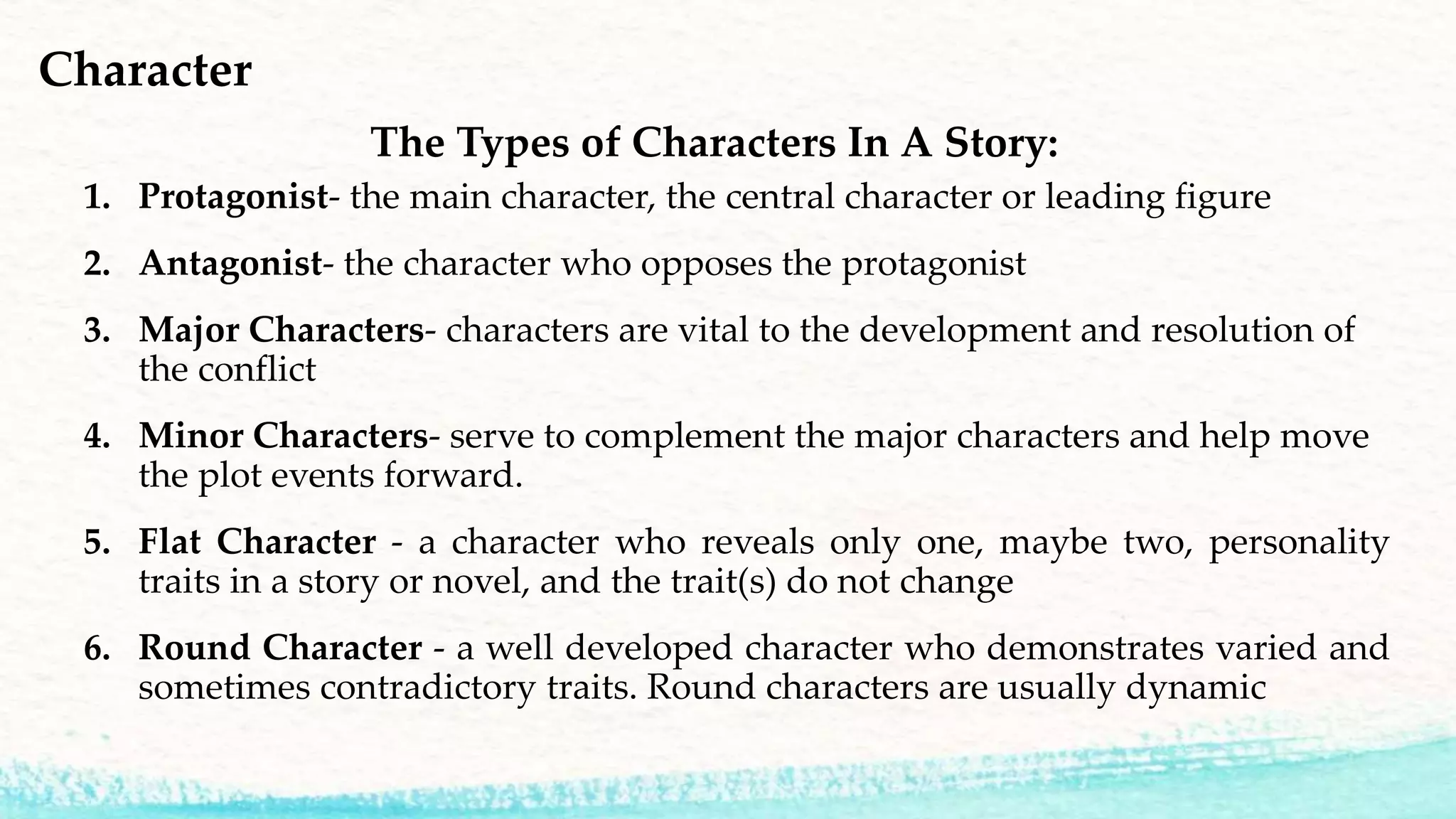 Elements of a Story | PPTX