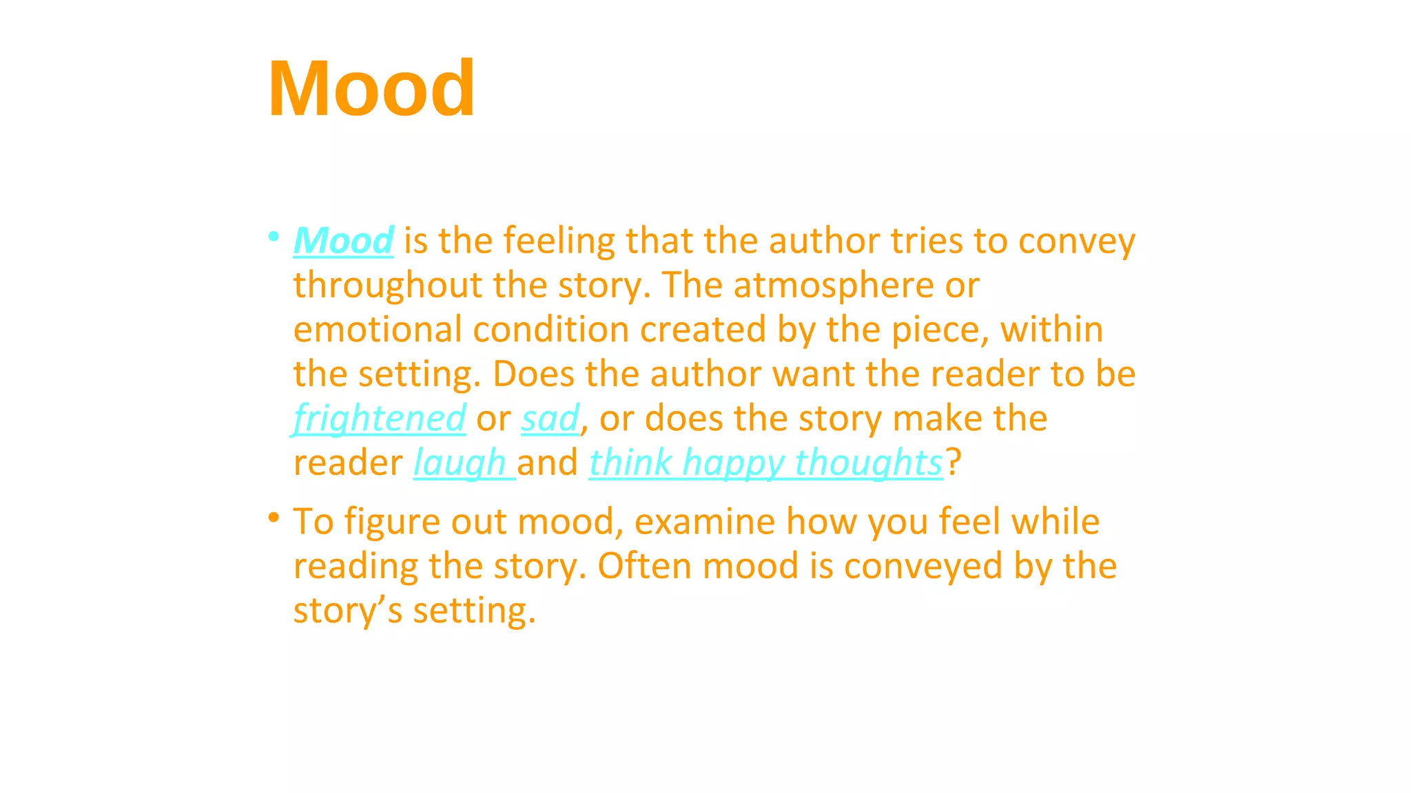 Elements of a story | PPT