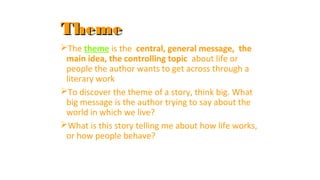 Elements of a story | PPT