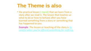 Elements of a story | PPT