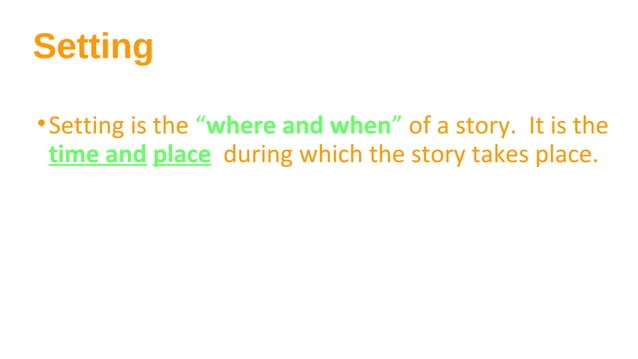 Elements of a story | PPT | Genres