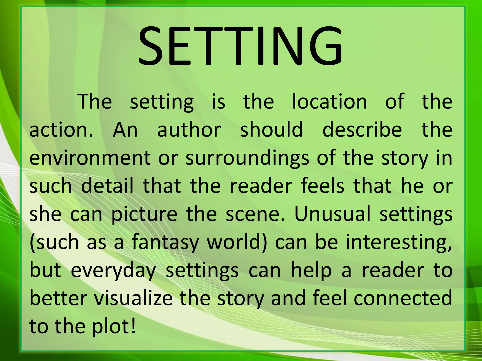 Elements of a story | PPTX