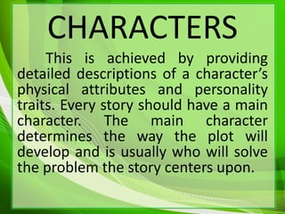 Elements of a story | PPTX | Fiction | Books and Literature