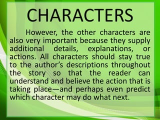 Elements of a story | PPTX