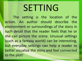 Elements of a story | PPTX