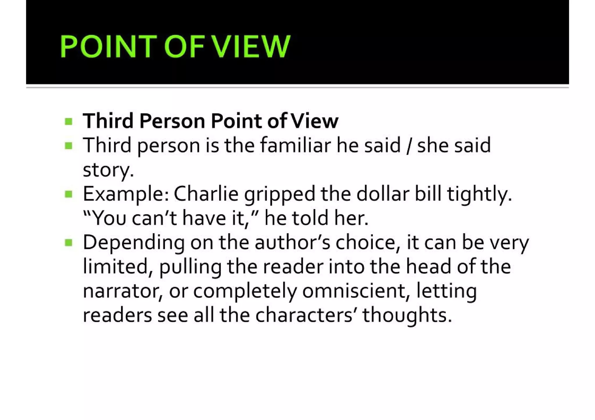 Elements Of A Story | PDF