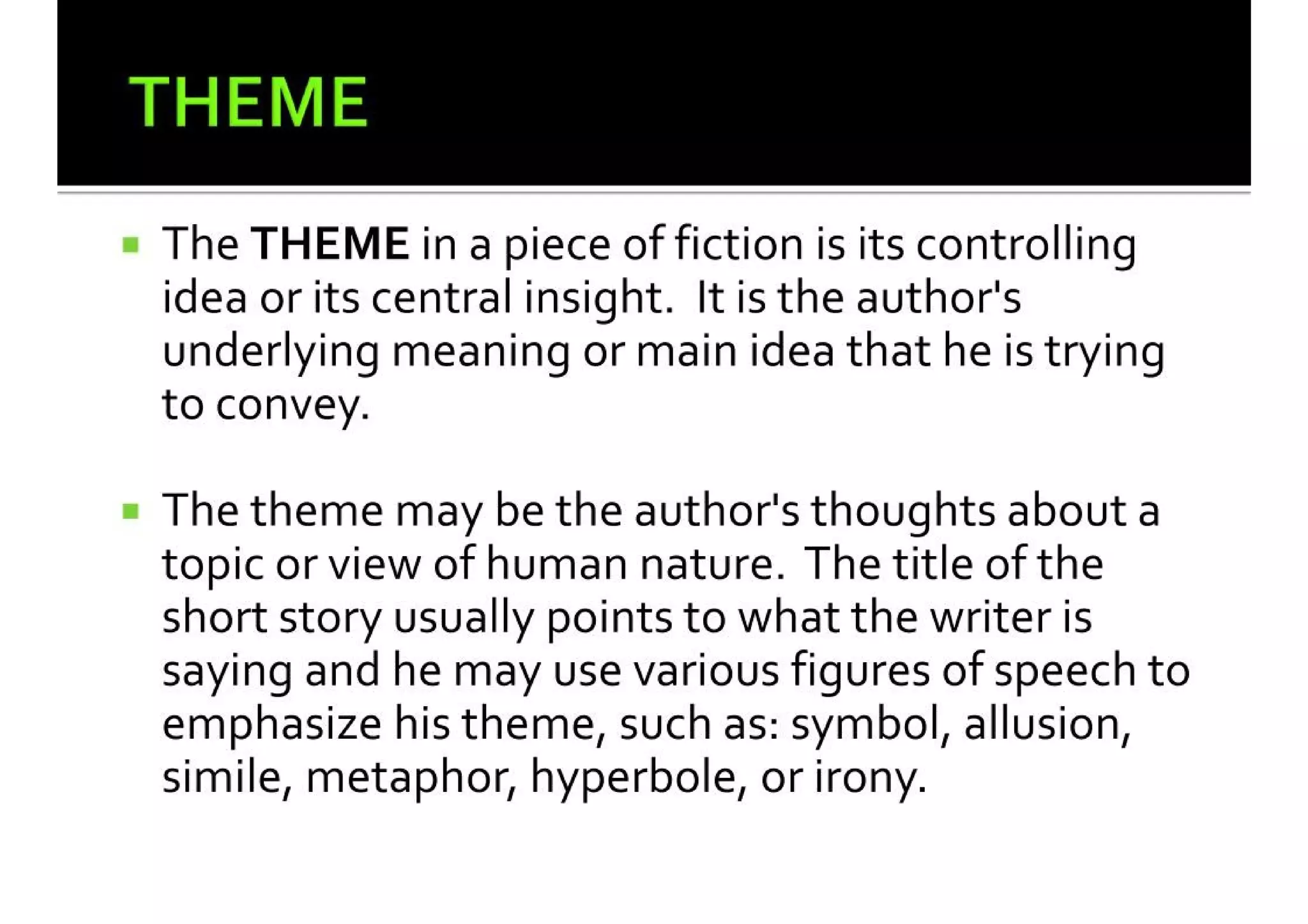 Elements Of A Story | PDF