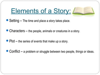 Elements of a story powerpoint by Jaime Salvá | PPT