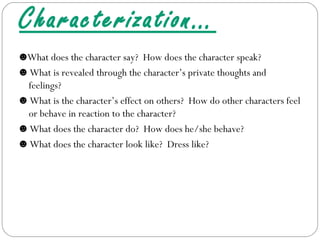Elements of a story powerpoint by Jaime Salvá | PPT