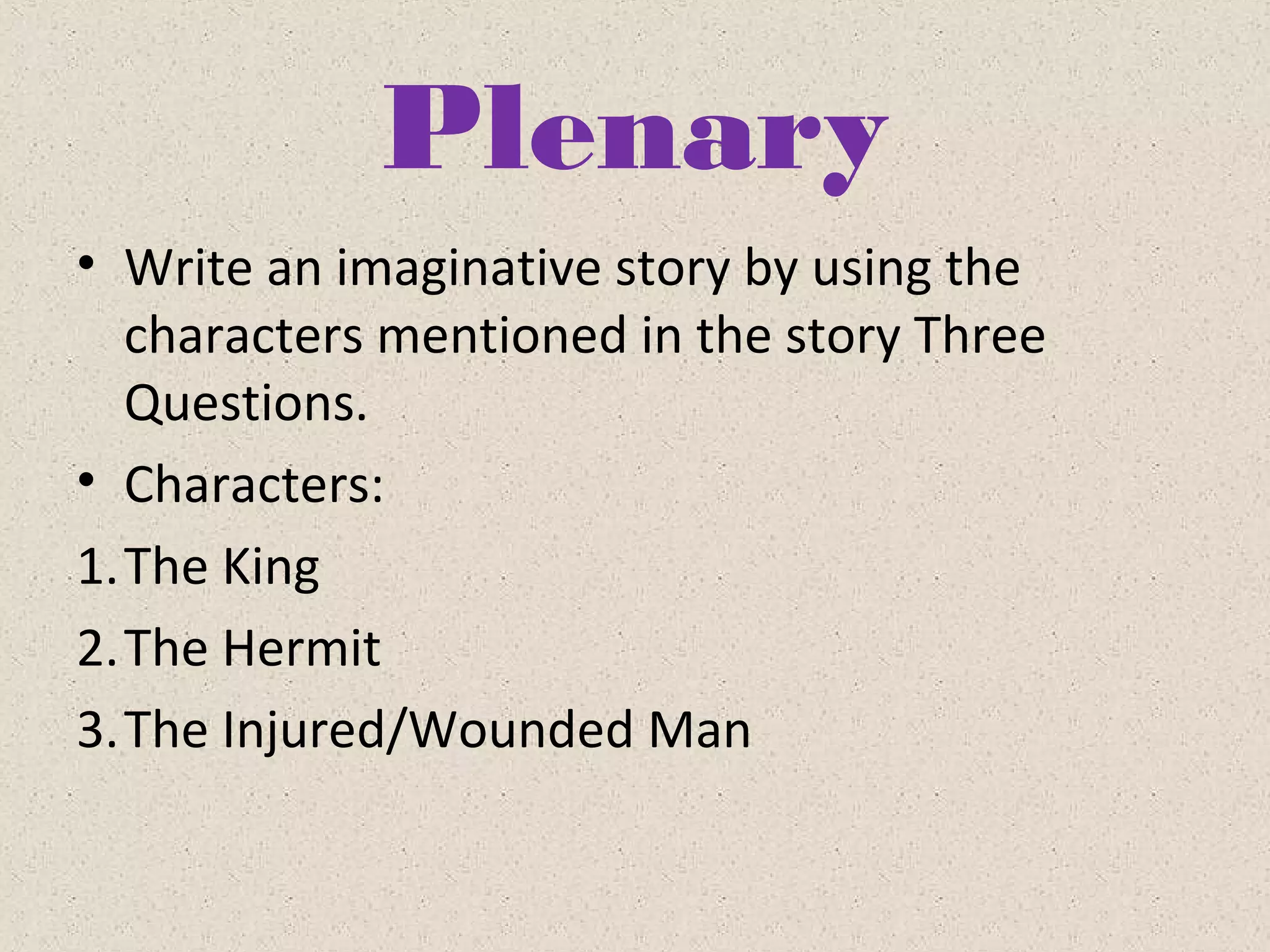 Elements of a Story PPT | PPT