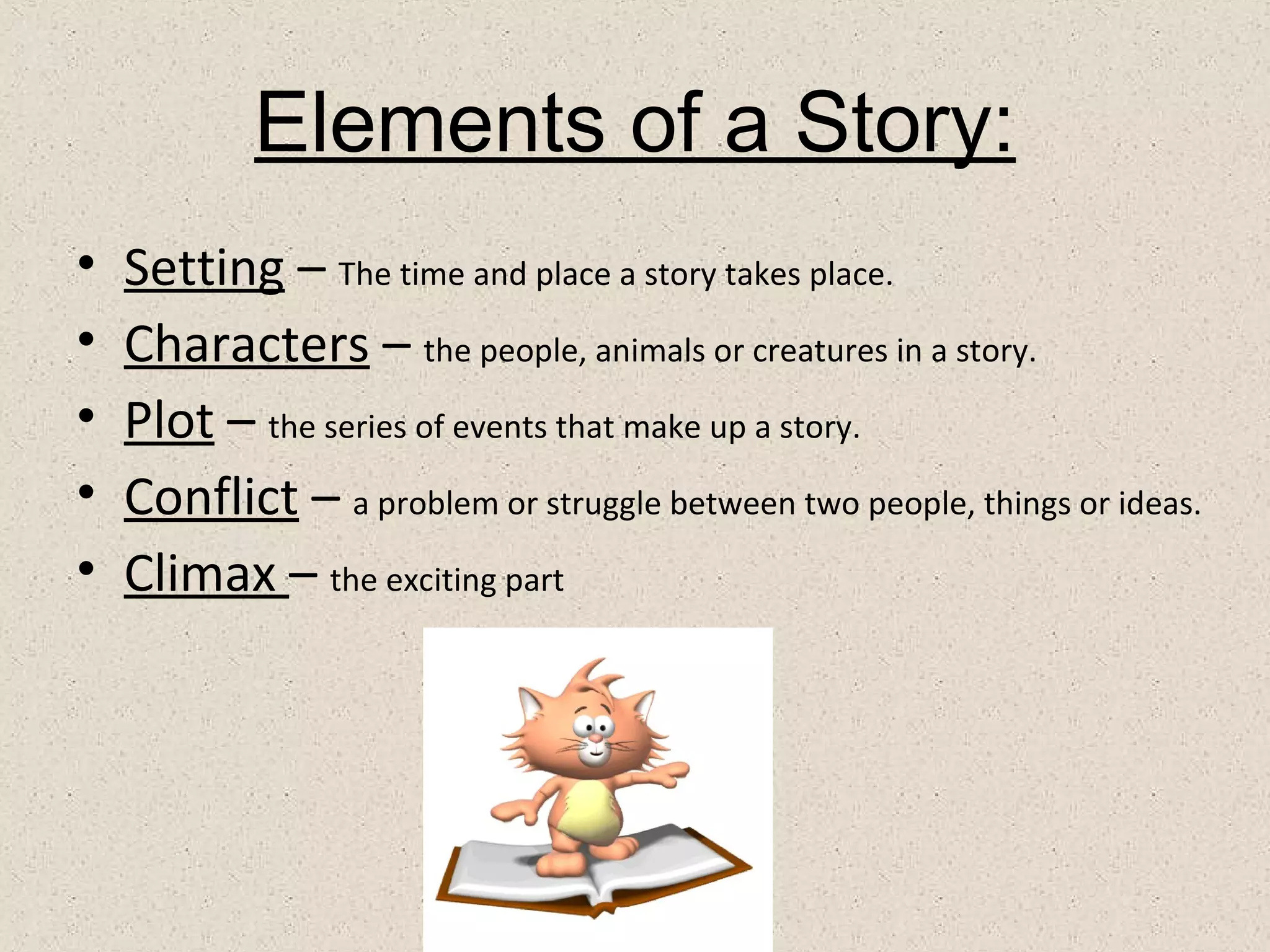 Elements of a Story PPT | PPT