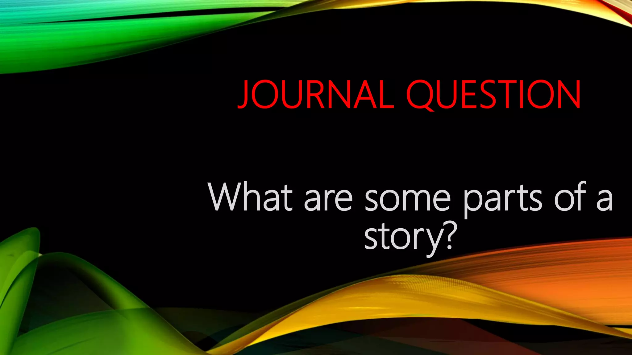 Elements of a story ppt | PPTX