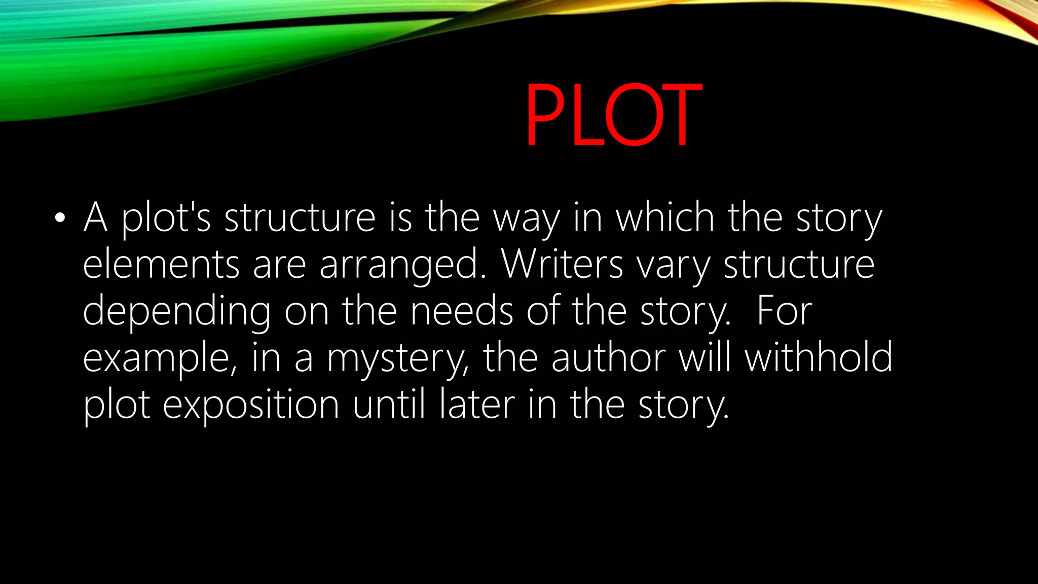 Elements of a story ppt | PPTX