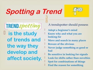 ELEMENTS OF TRENDS- MODULE 2 , LESSON 1. | PPTX