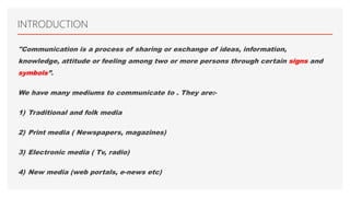 Elements of audio in radio | PPTX