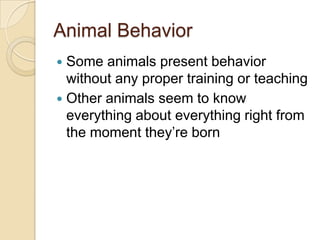 Elements Of Behavior | PPT