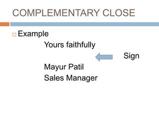 Elements of business Letter | PPTX | Business | Business and Finance