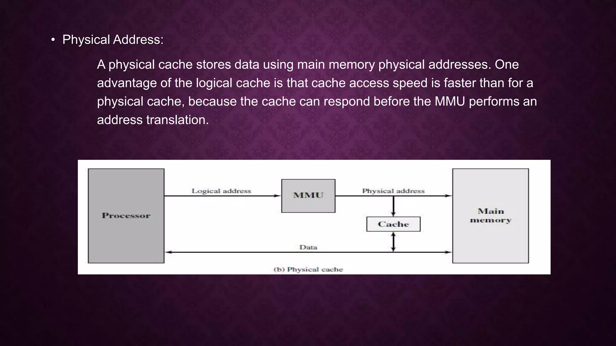 Elements of cache design | PPTX