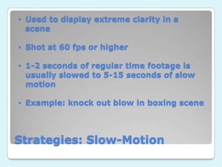 Elements of cinematography | PPTX