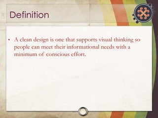 Elements of Clean Design | PPT