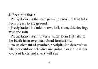 Elements of climate and weather | PDF