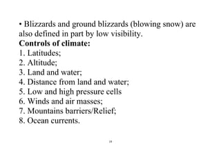 Elements of climate and weather | PDF