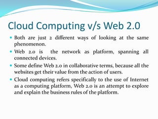 Elements Of Cloud Computing 09 | PPTX