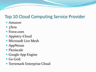 Elements Of Cloud Computing Satish Jun24 09 | PPT