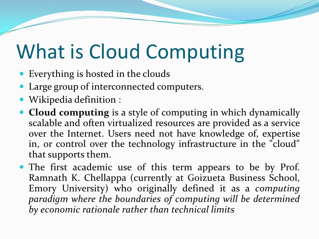 Elements Of Cloud Computing Satish Jun24 09