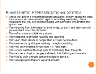 Elements of com, internal map, verbal clues, representation, internal ...