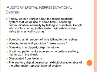 Elements of com, internal map, verbal clues, representation, internal ...