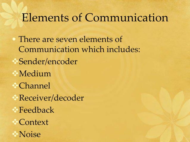 Elements of communication | PPTX | Email | Internet