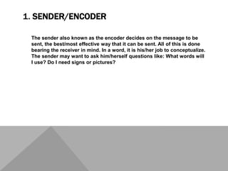 Elements of communication | PPTX