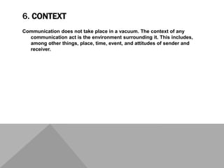 Elements of communication | PPTX