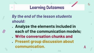 Elements of communication | PDF