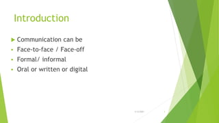 Elements of communication | PPTX