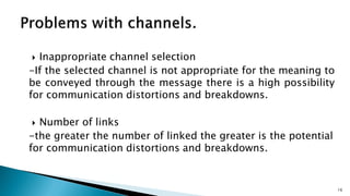 Elements of communication process | PDF