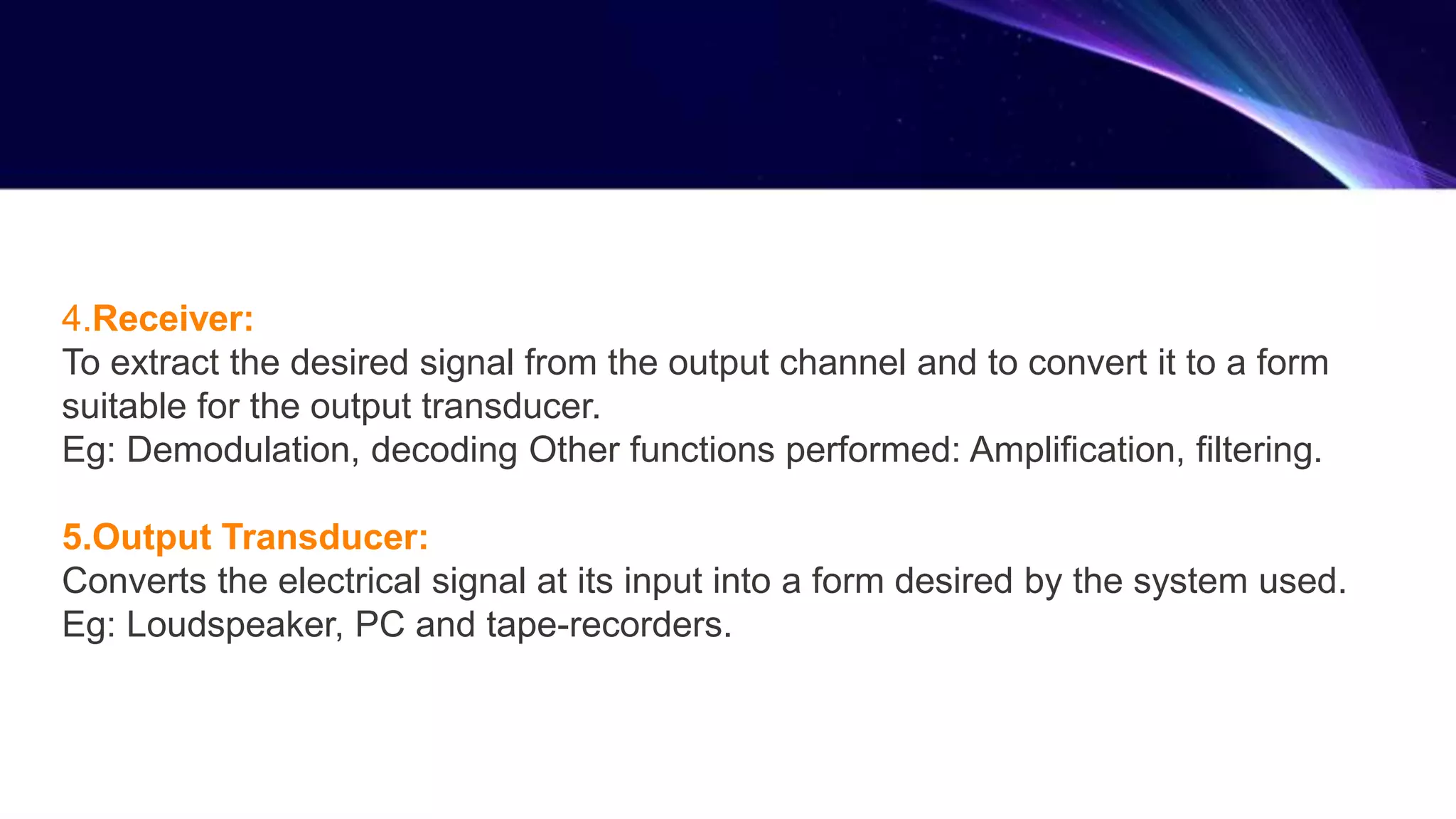 Elements of communication system | PPTX