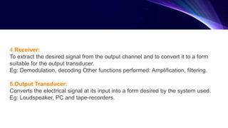 Elements of communication system | PPTX