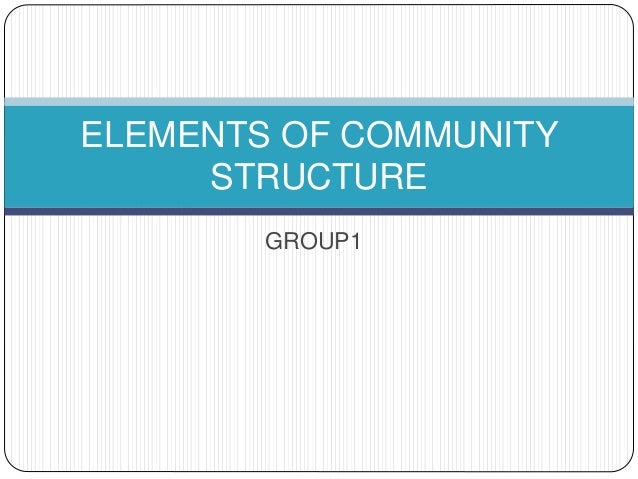 Community Structure And Composition – YINSBK