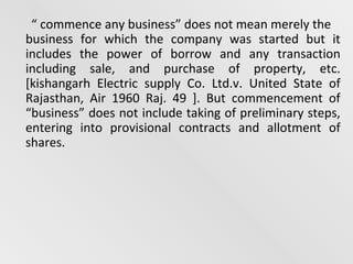 Elements of company law | PPT