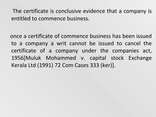Elements of company law | PPT
