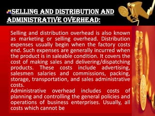 Elements of cost | PPTX