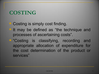 Elements of cost | PPT